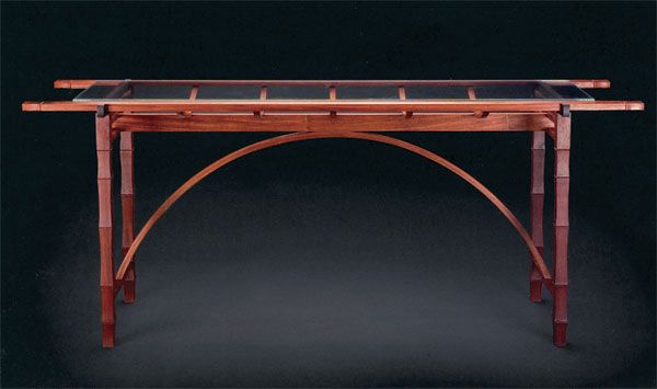 Southeast Asian Inspired Hall Table - FineWoodworking