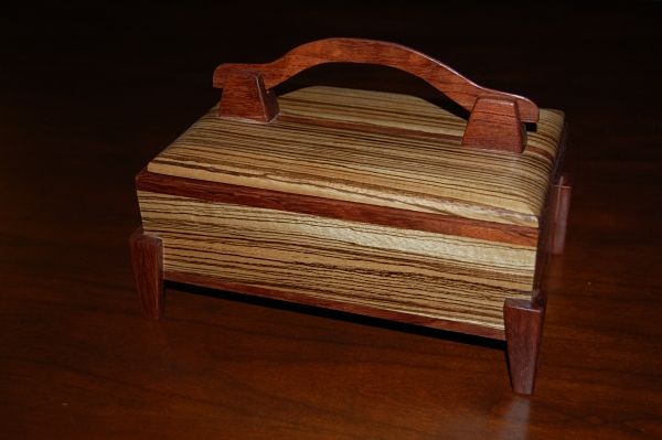 Zebrawood & Bubinga box - FineWoodworking