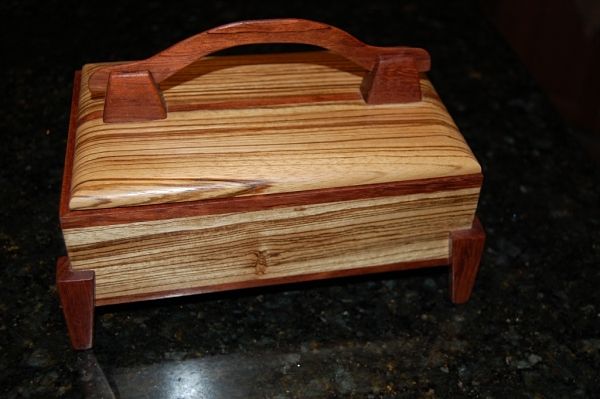 Zebrawood & Bubinga box - FineWoodworking