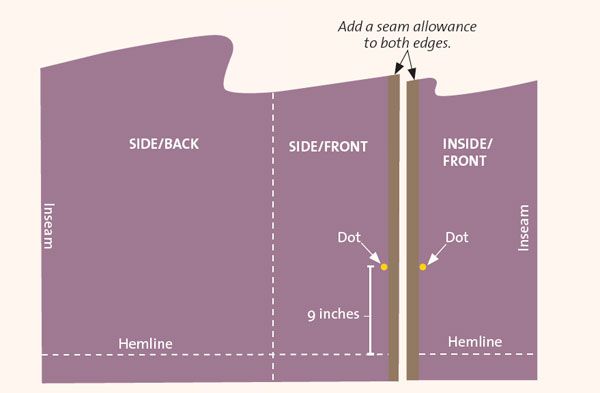 Make a Front Vent with a Loop and Button - Threads
