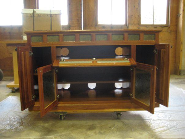 My first Project (Entertainment Center) - FineWoodworking