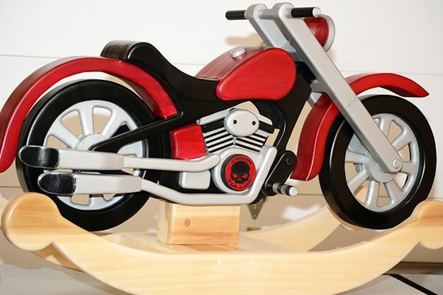 Motorcycle Rocker for Grandson - FineWoodworking