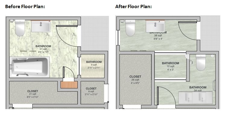 One Bathroom Becomes Two. - Fine Homebuilding