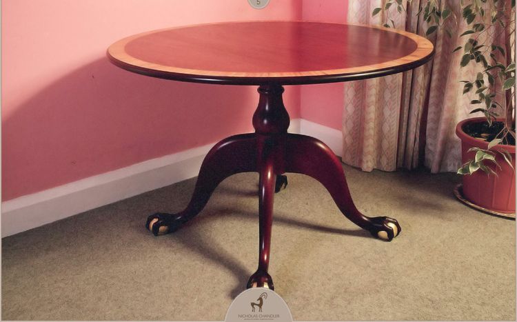 Eagle claw and ball table - FineWoodworking