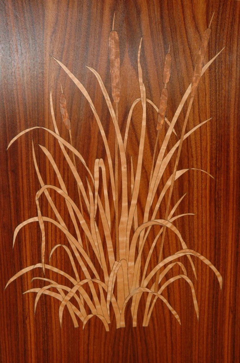 Bamboo inlayed bed - FineWoodworking
