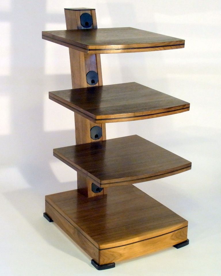 WalnutAudioVideo Stand - FineWoodworking