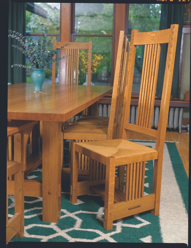 Free Plan: Arts-and-Crafts Inspired Chair - FineWoodworking