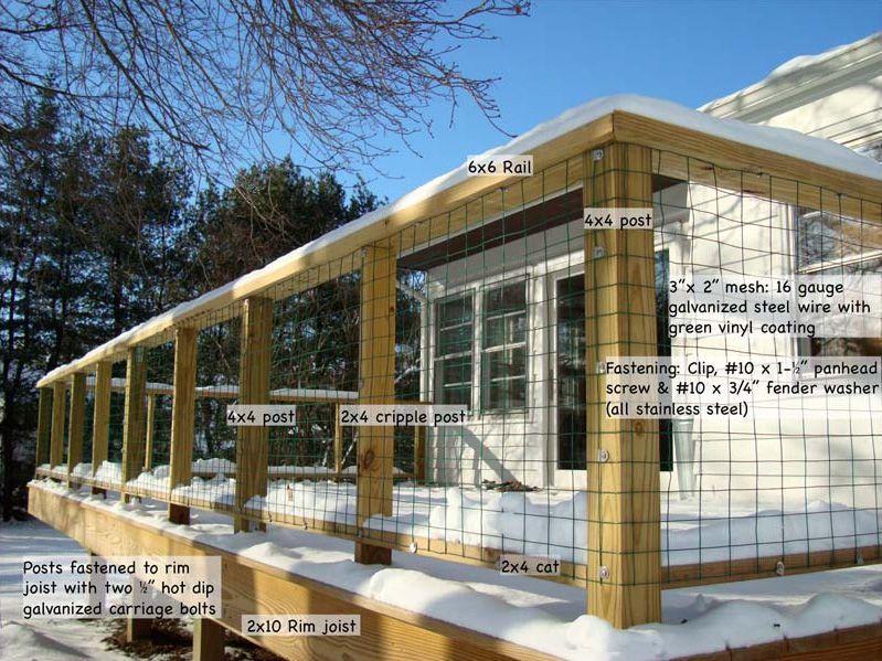 Transparent Deck Railing on a Budget - Fine Homebuilding