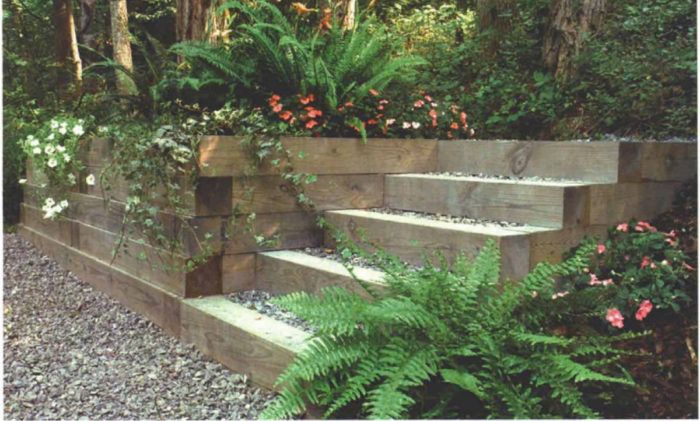 Building a Timber Retaining Wall - Fine Homebuilding