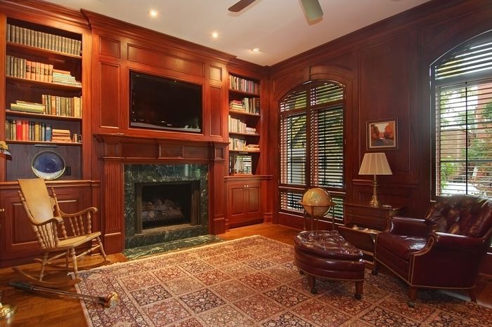 Mahogany Library - Fine Homebuilding