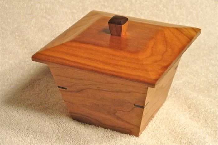 Cherry-Walnut Box with Tray - FineWoodworking