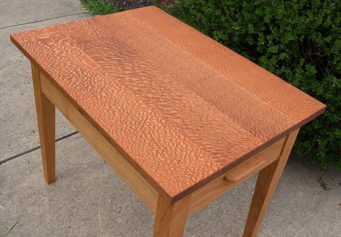 Cherry/Lacewood Side Table - FineWoodworking