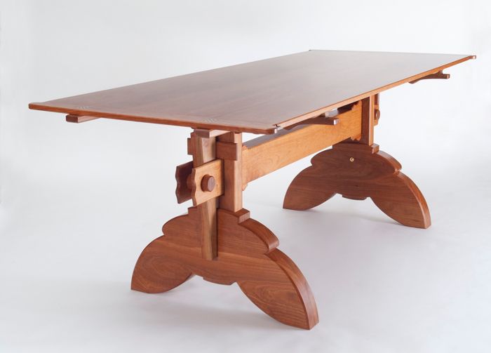 Garry Bennett Trestle Table for Charity: Buy a piece of woodworking history - FineWoodworking