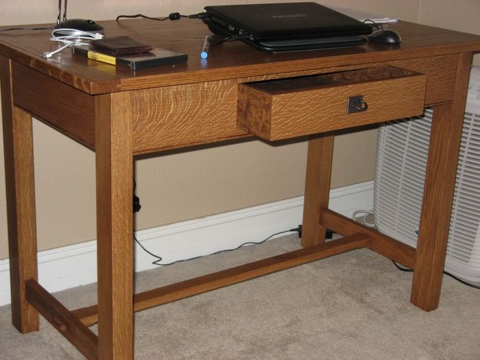 Computer Arts And Crafts Style Desk 7 DIY Craft Desks