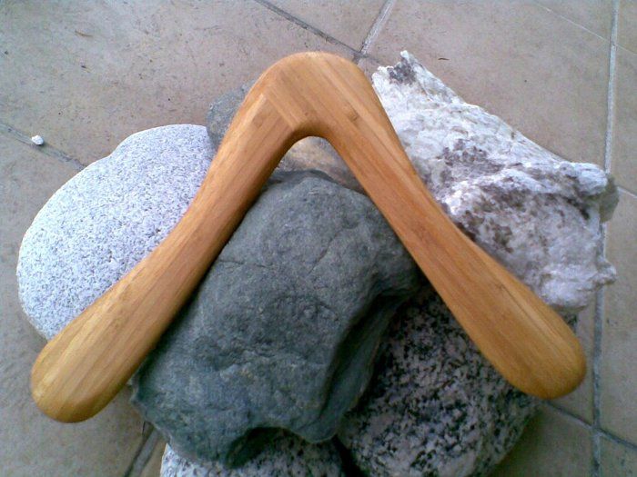 Bamboo boomerang - FineWoodworking
