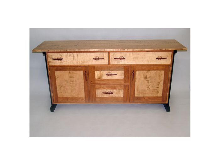 Cherry/tiger maple sideboard - FineWoodworking