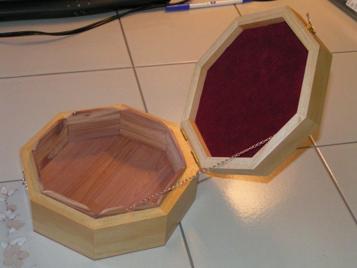 Octagonal jewelry box - FineWoodworking