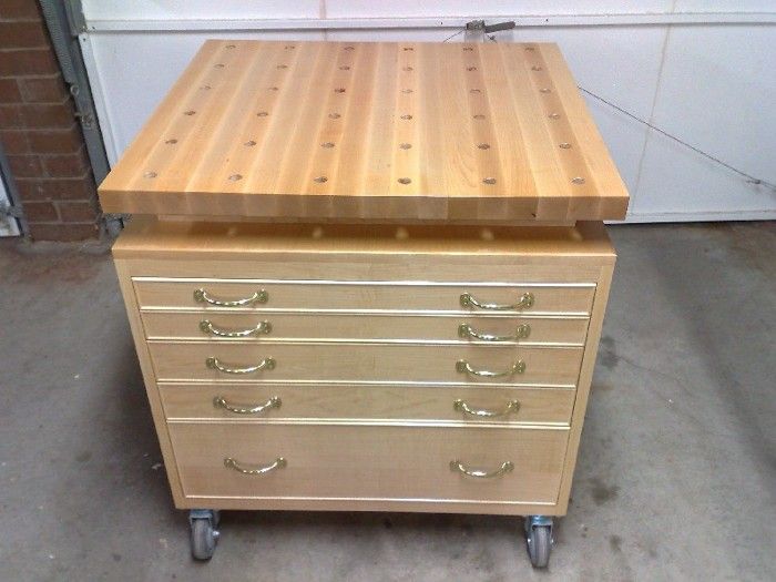 Mobile Tool Chest & Work Bench, Table Saw Extension - FineWoodworking