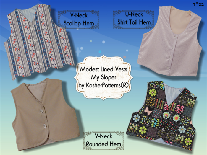 Easy Lined Vest with Variable Hem Styles - Threads