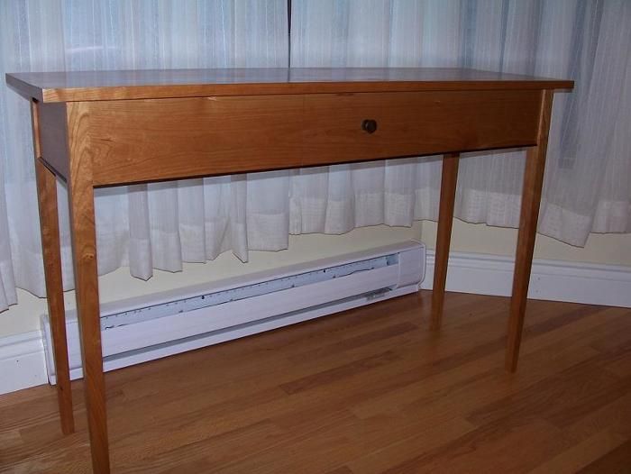 shaker inspired cherry hall table - FineWoodworking