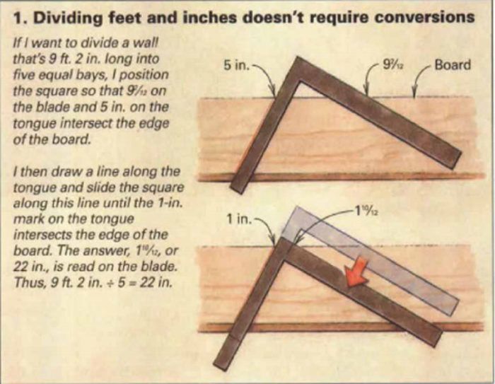 Getting More out of Your Rafter Square - Fine Homebuilding