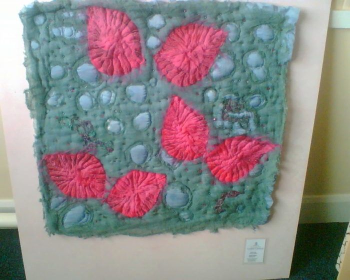 natural form textile piece - Threads