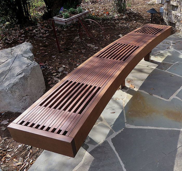 Curvaceous Ipé Garden Benches - Fine Homebuilding
