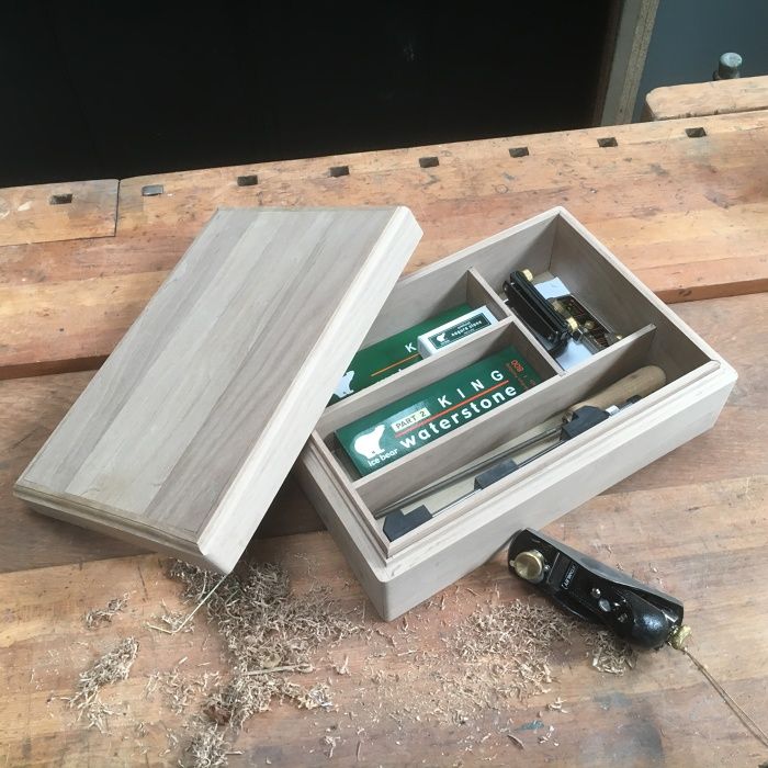 Sharpening box from Bob's instructions - FineWoodworking