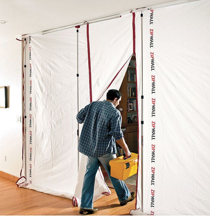 ZipWall ZipFast Dust Barrier Panels - Fine Homebuilding