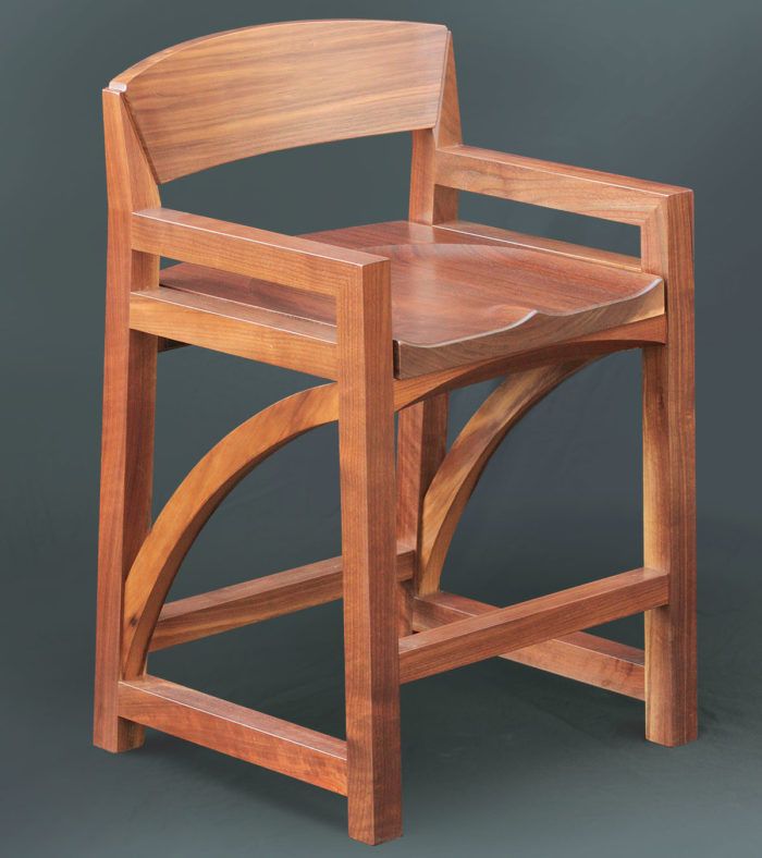 Walnut Slab Chairs - FineWoodworking