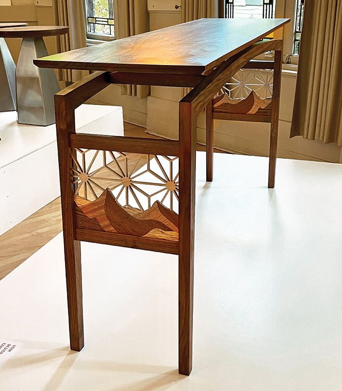 A Table Inspired by Mountains - FineWoodworking