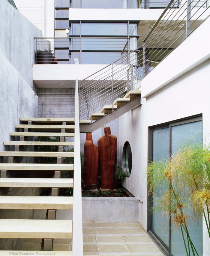 Courtyard Entry - Fine Homebuilding