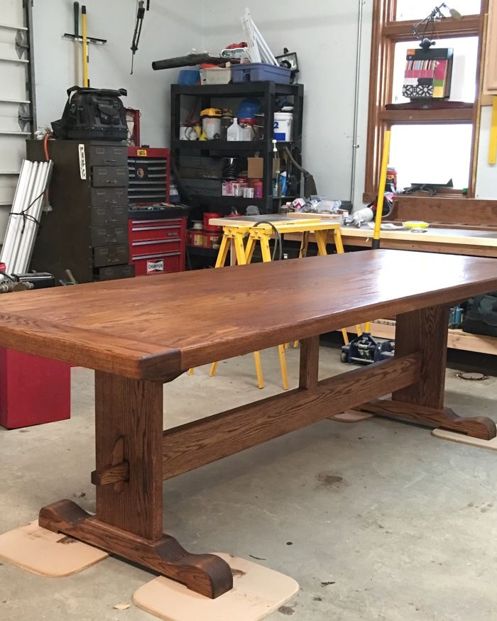 Red Oak table - FineWoodworking