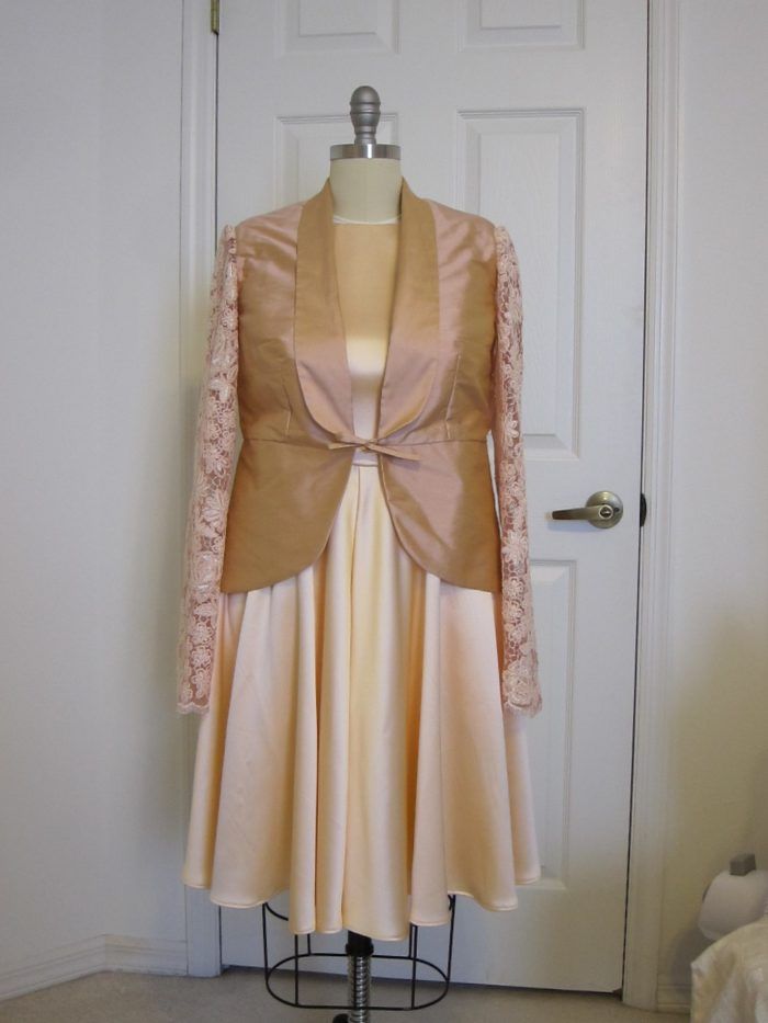 Boat-Neck Dress & Jacket Ensemble - Threads