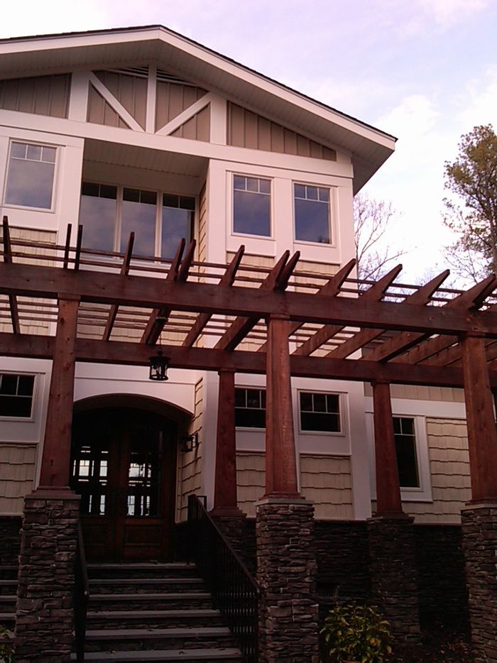Living in retirement on the shore of Lake Chesdin: A son designs a home ...