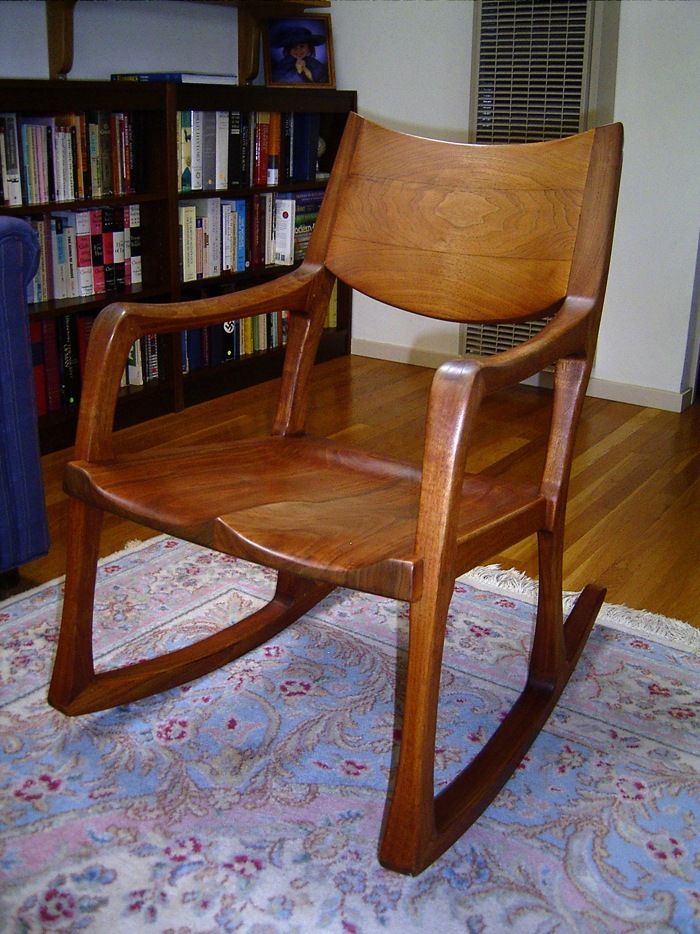 Small rocker in Black Walnut - FineWoodworking
