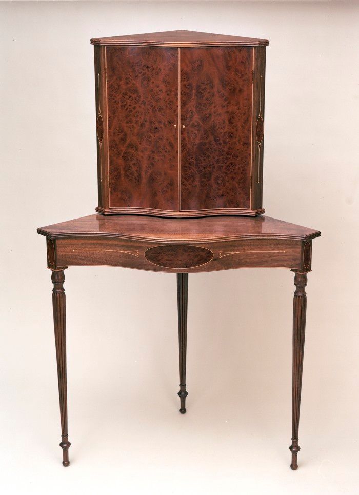Corner Table and Cabinet - FineWoodworking