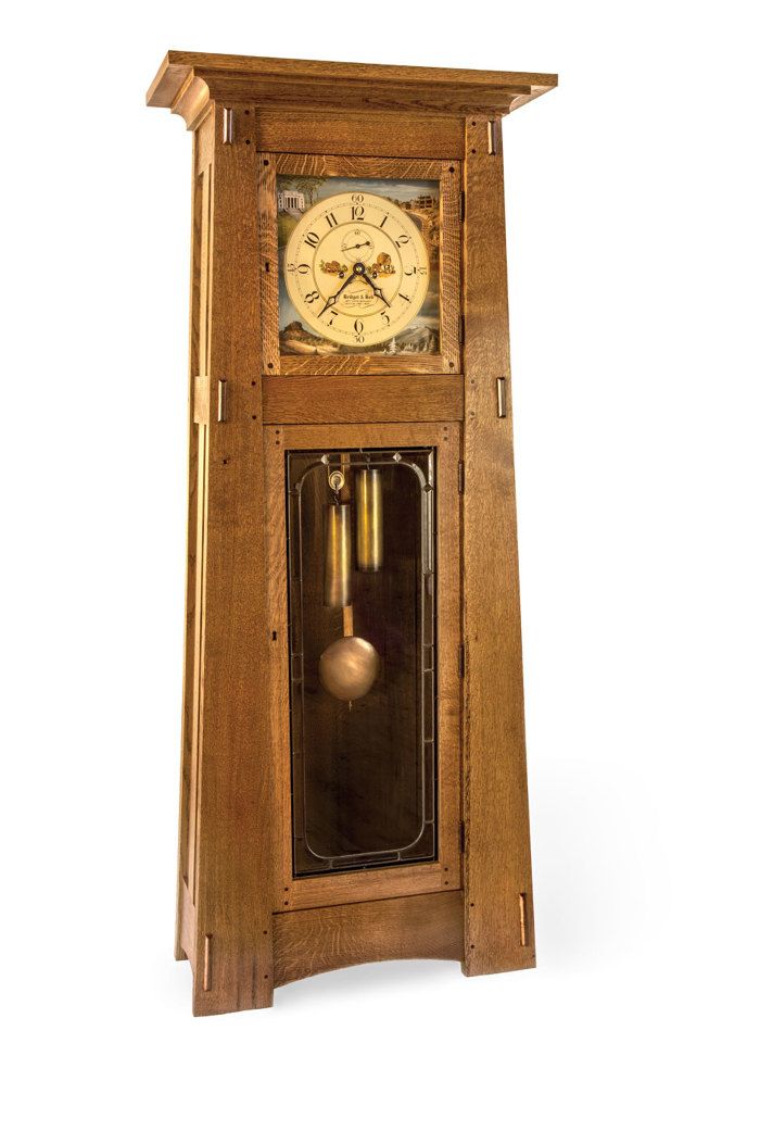 White Oak Arts and Crafts Clock - FineWoodworking