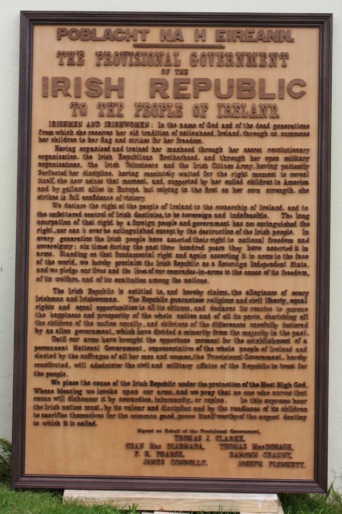 1916 Proclamation. (The most recognised document in Irish History ...