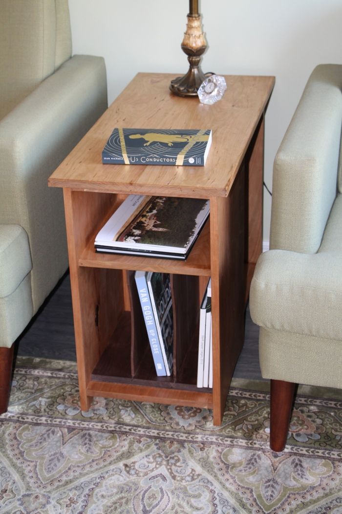 Cherry book and magazine table - FineWoodworking