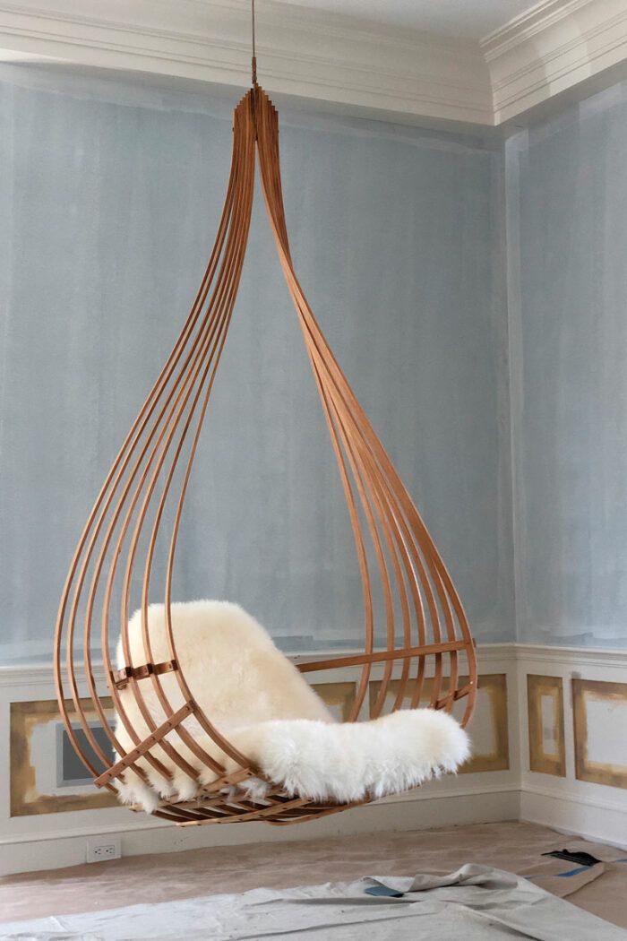 Hickory hanging chair - FineWoodworking