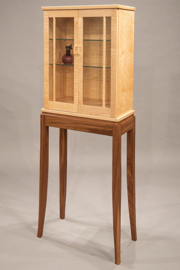 Curly Maple Cabinet-On-Stand - FineWoodworking
