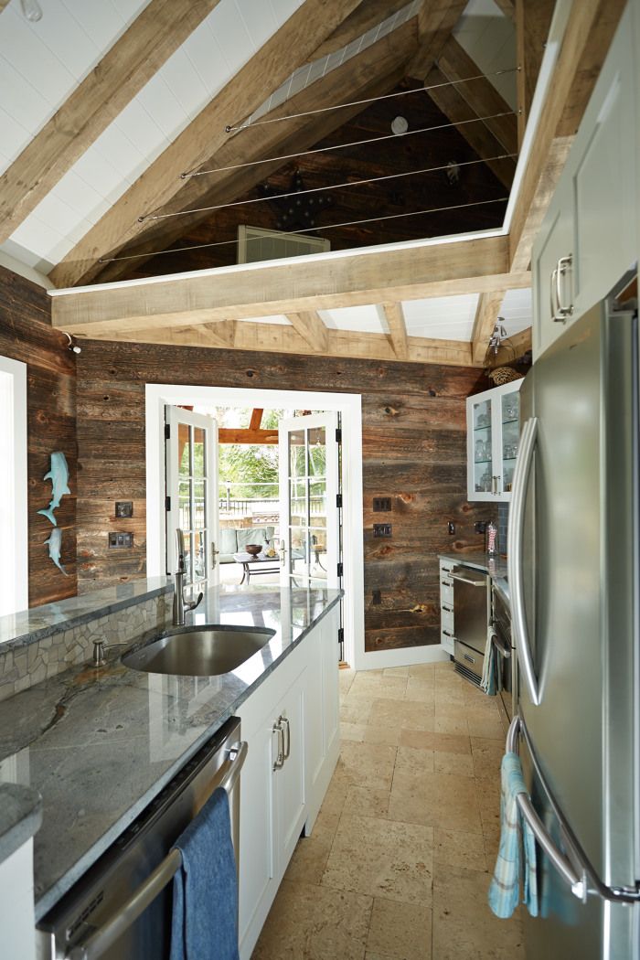 Pool House Kitchen - Fine Homebuilding