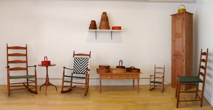 Shaker work in gallery show - FineWoodworking