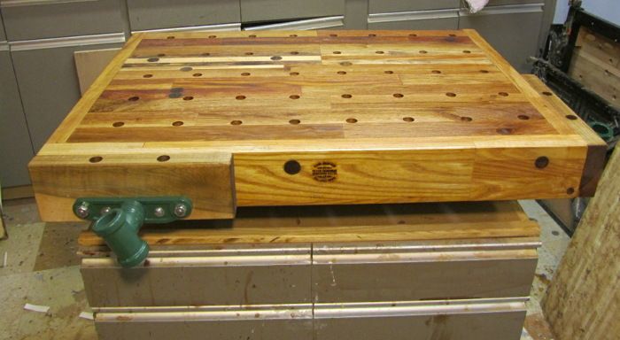 New Bench top for rolling shop cabinet - FineWoodworking