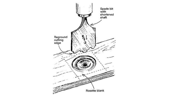 Cut Rosettes Without Expensive Specialty Bits - Fine Homebuilding