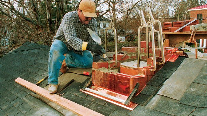 Flashing a Chimney - Fine Homebuilding