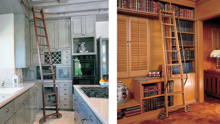 Reaching New Heights With a Library Ladder - Fine Homebuilding