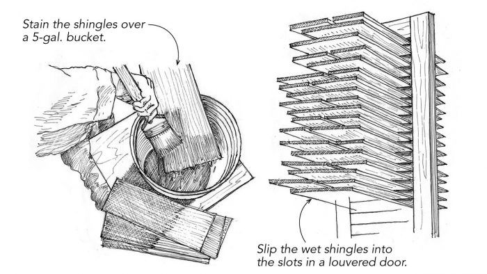 Shingle-Drying Rack - Fine Homebuilding