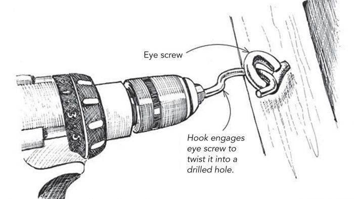 Learn How to Install Eye Screws Like a Pro - Fine Homebuilding